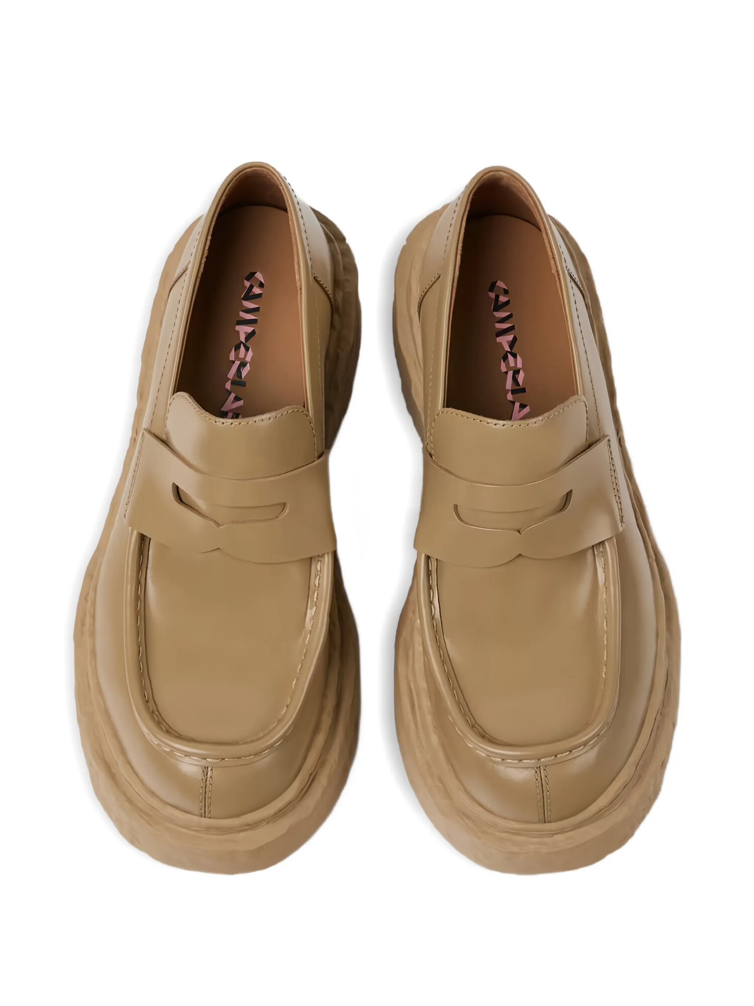 Лоферы CamperLab Penny-strap leather loafers, размер 37 EU, разноцветный — фото 1