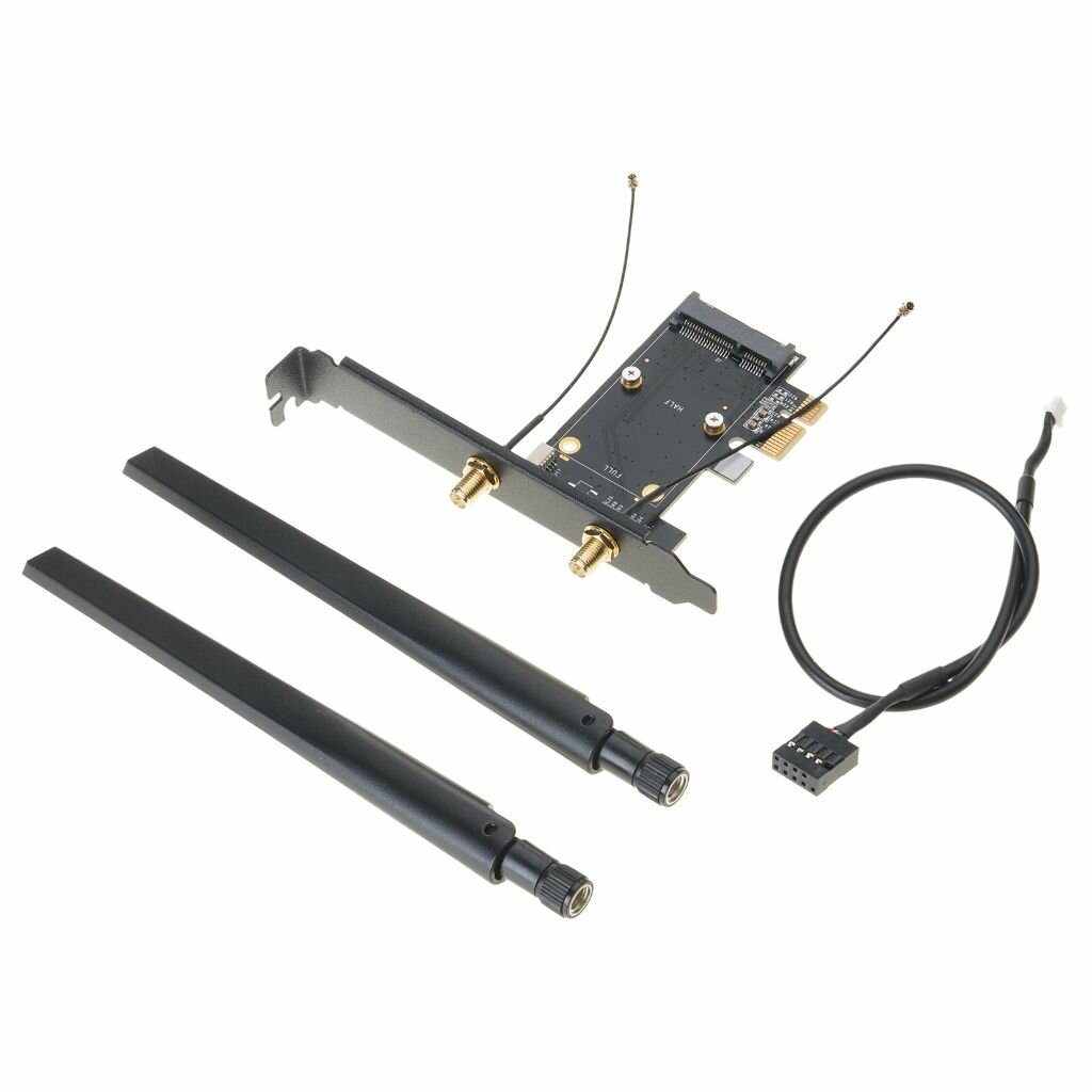 Плата адаптера MINI PCI-E к PCI-E-черный