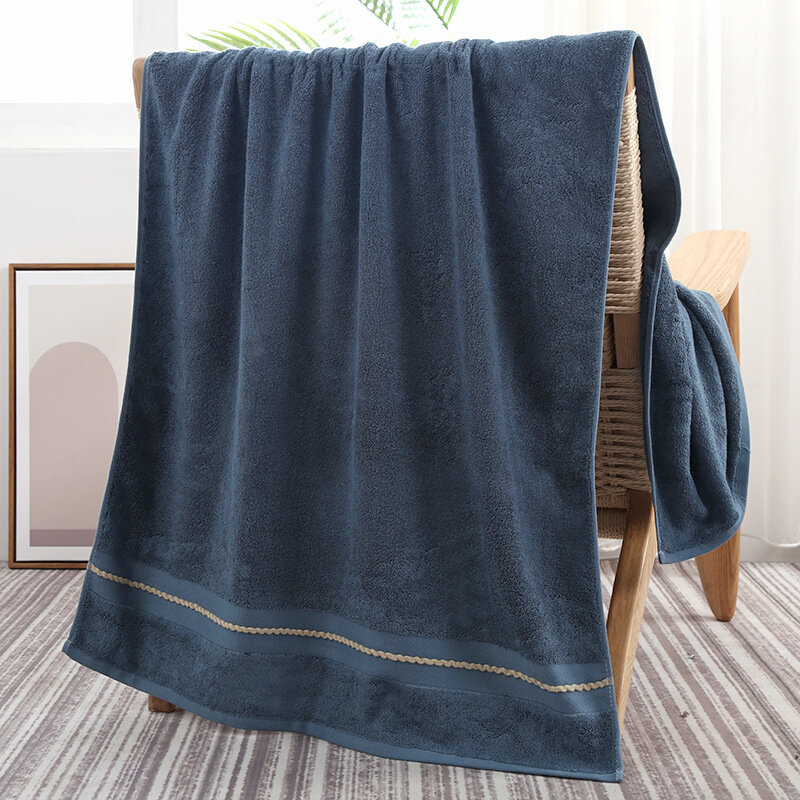 Бамбуковое волокно, банный полотенец 140*70 см, утолщённый, 500 г, без ворса, более комфортный, чем чистый хлопок, мягкий и впитывающий, подходит в качестве подарка для младенцев и малышей.