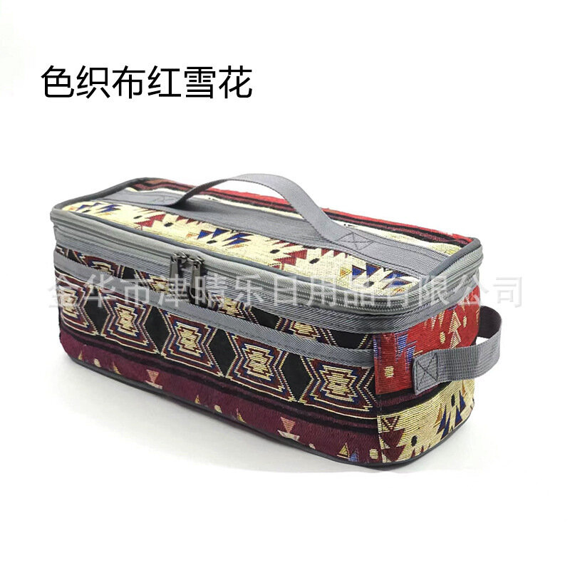 Посуда Сумка Кемпинг Кухонные принадлежности Сумка для хранения Этнический стиль Уличная сумка для пикника Портативная