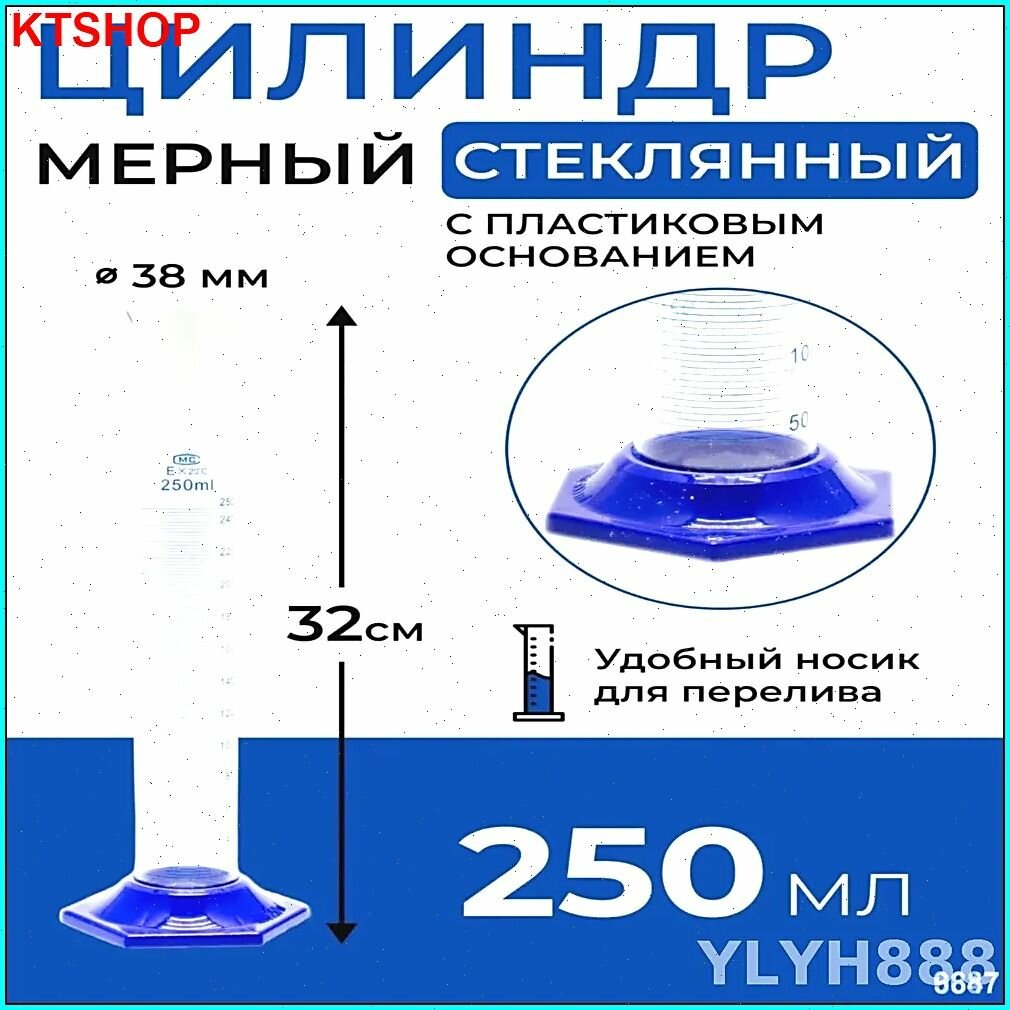 Емкость мерная, 250 мл, 1 шт