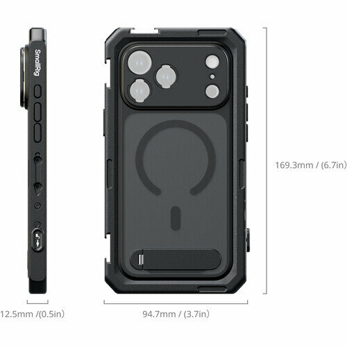 Клетка SmallRig Basic kit для iPhone 17 Pro, полная защита, алюминий — фото 1