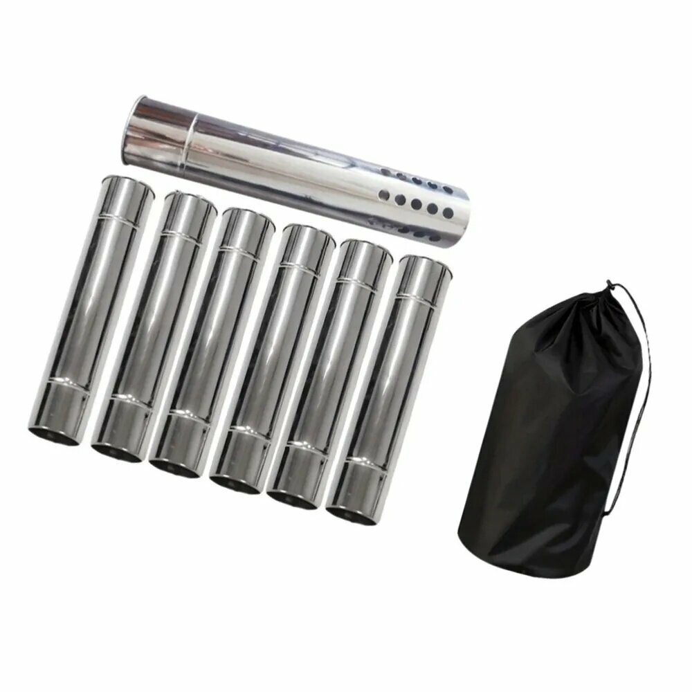 Тяжелый ветроустойчивый комплект дымохода для уличной дровяной печи