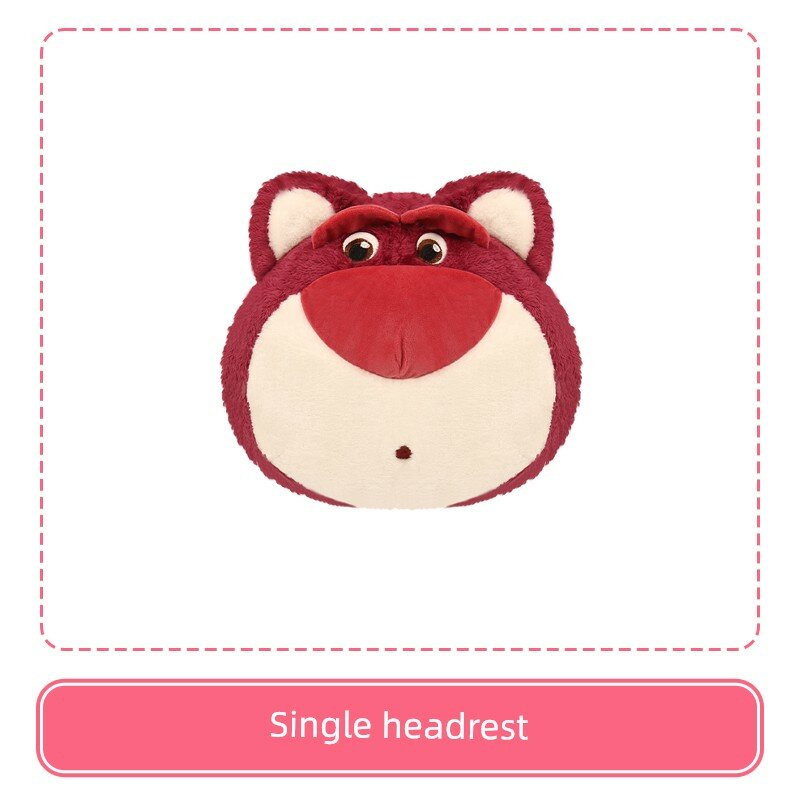 Подушка для автомобильного сиденья Biye Pink Bear, зимняя плюшевая накидка для женского автомобильного сиденья, милый