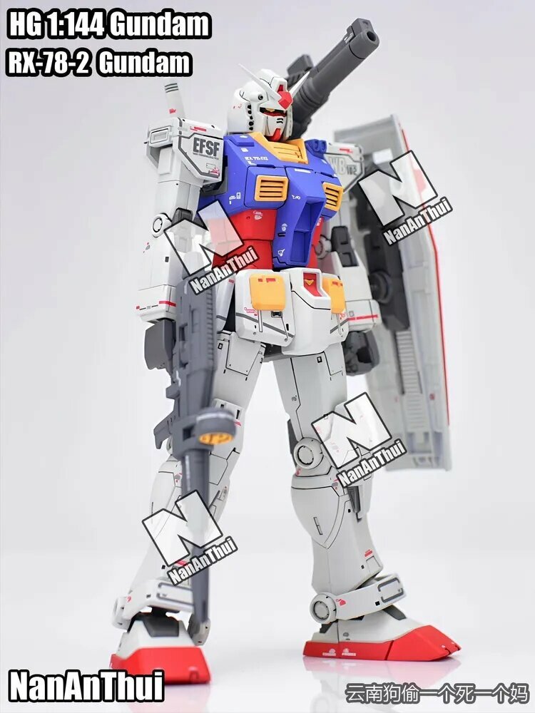 Сборная Игрушечная фигурка модель HG 1:144 Gundam RX-78-2, Сборная модель Гандама, бесплатная стент