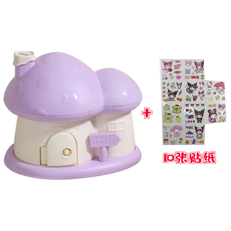 Новая двухслойная детская DIY кремовая клейкая копилка в виде гриба, ручная работа, креативная копилка для детского сада, подарок