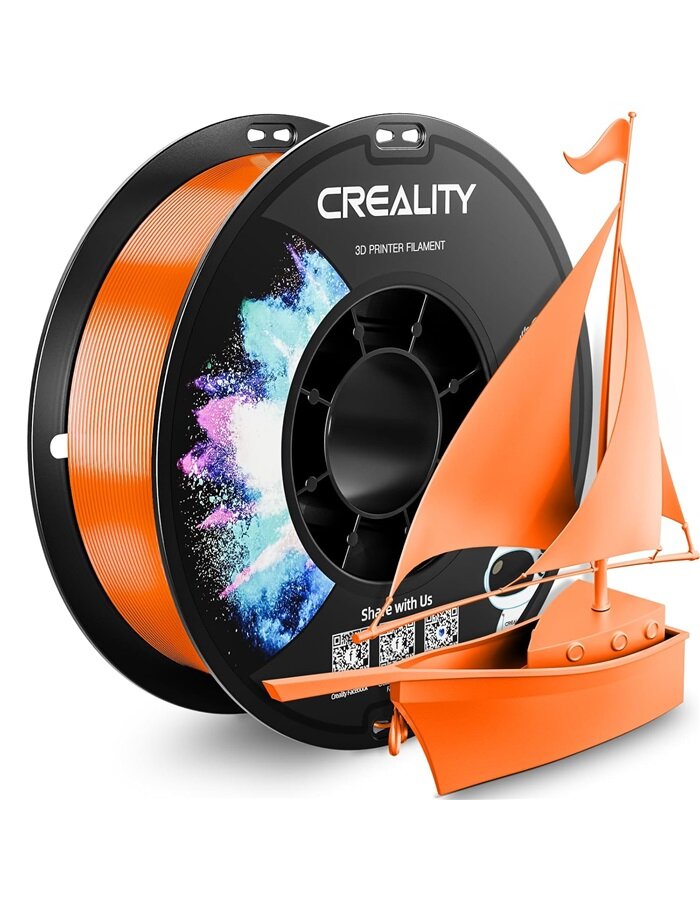 Филамент CREALITY CR-PETG 1.75мм — низкая усадка, химическая стойкость, оригинал без БФА для FDM-принтеров