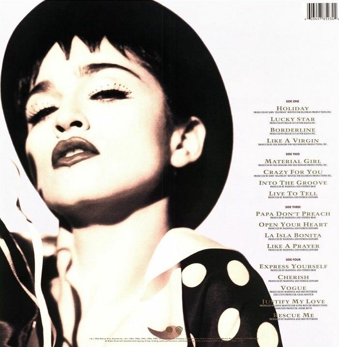 Madonna. Immaculate Collection (2LP/винил) — фото 1