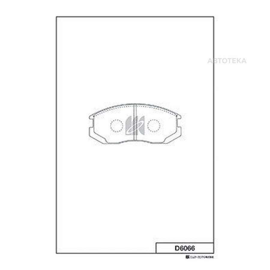 Дисковые тормозные колодки KASHIYAMA KASHIYAMA D6066