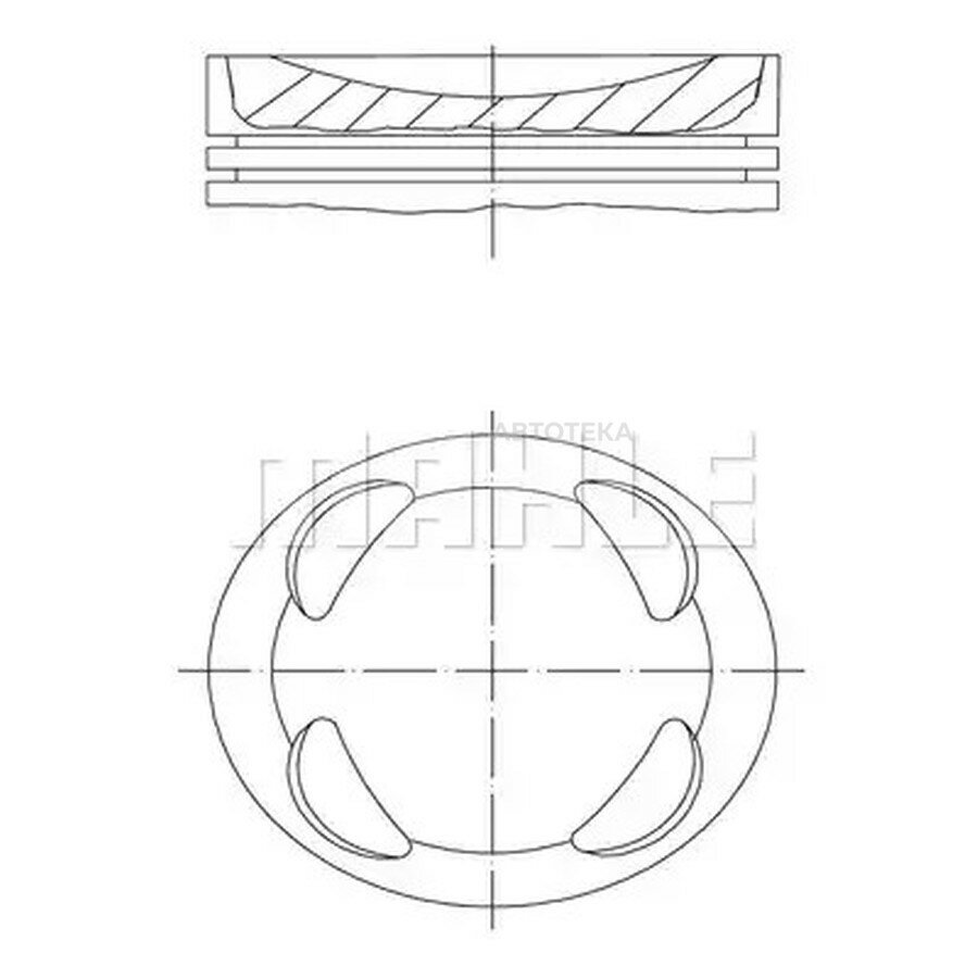 Поршень MAHLE 081PI00104002