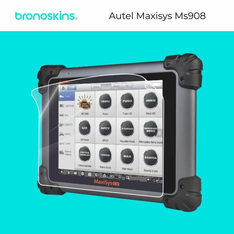 Защитная бронированная пленка на экран Autel Maxisys Ms908 (Матовая)