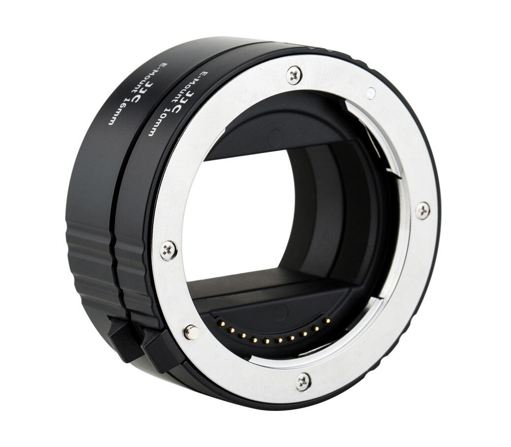 Набор удлинительных колец JJC AET-SES II, 10 и 16 мм, для Sony E-Mount
