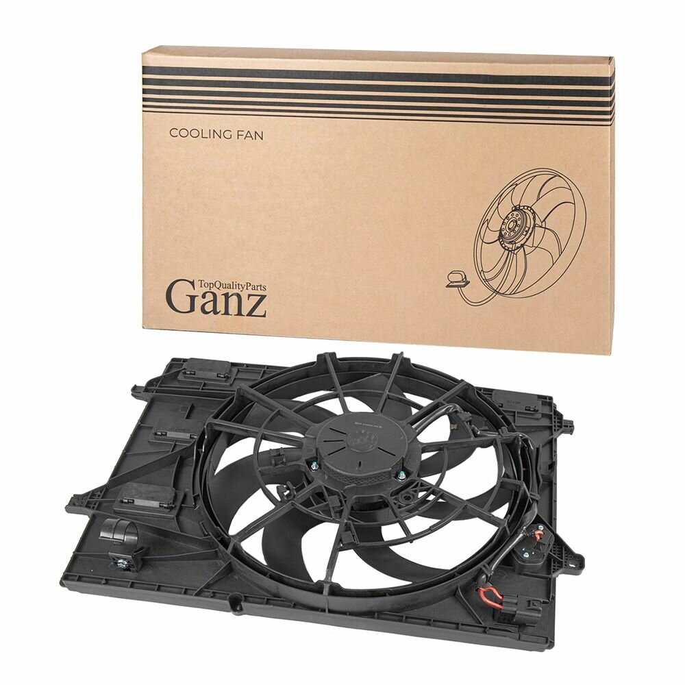 Вентилятор радиатора в сборе Geely Coolray 18- Emgrand SS11 21- 1.5i 1.5T GANZ GIC06520