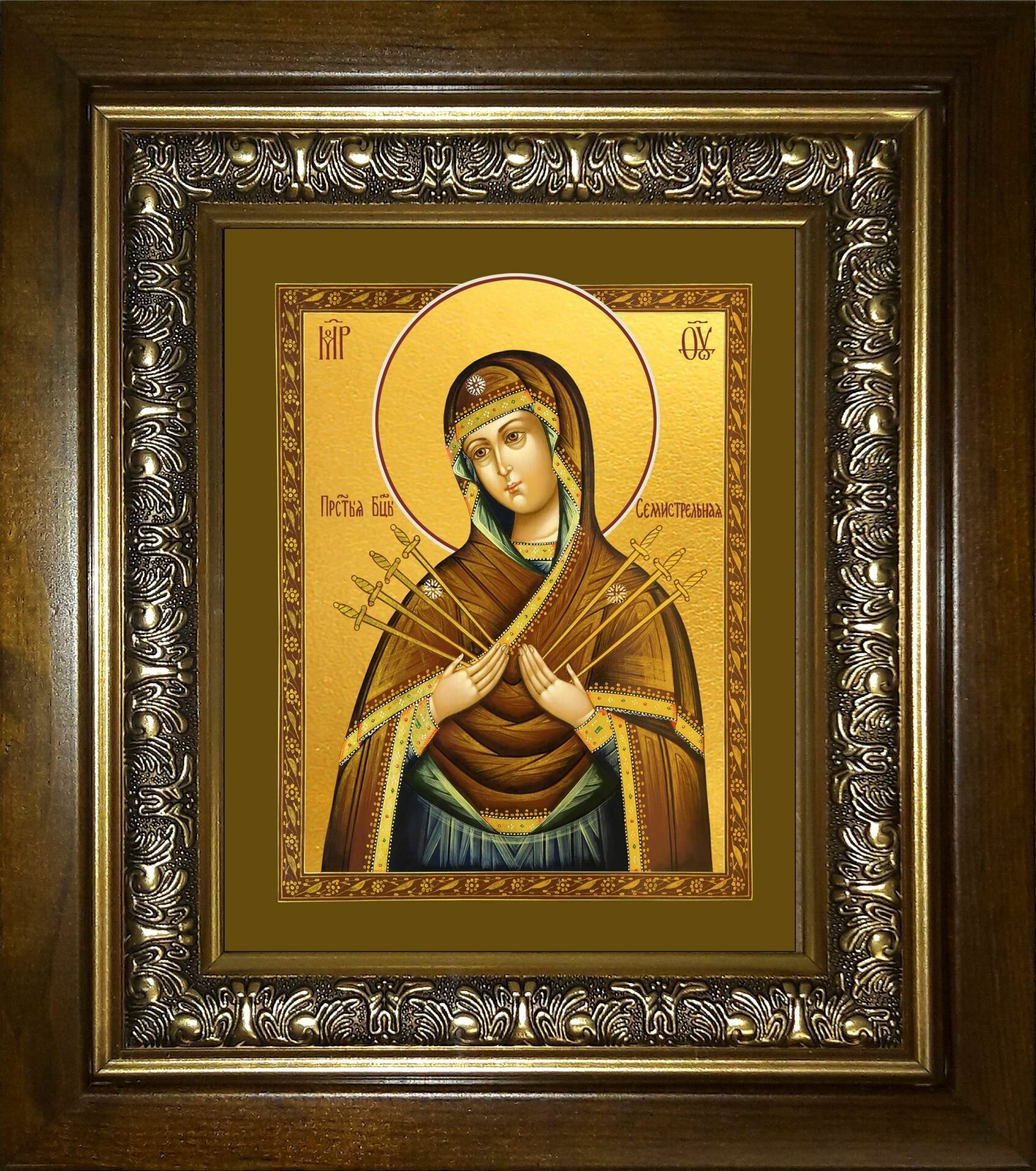Икона Семистрельная икона Божией Матери