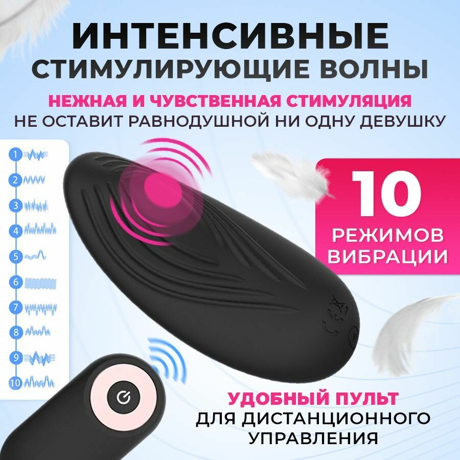 Вибротрусики женские с пультом управления вибратор в трусики для женщин со стимулятором клитора