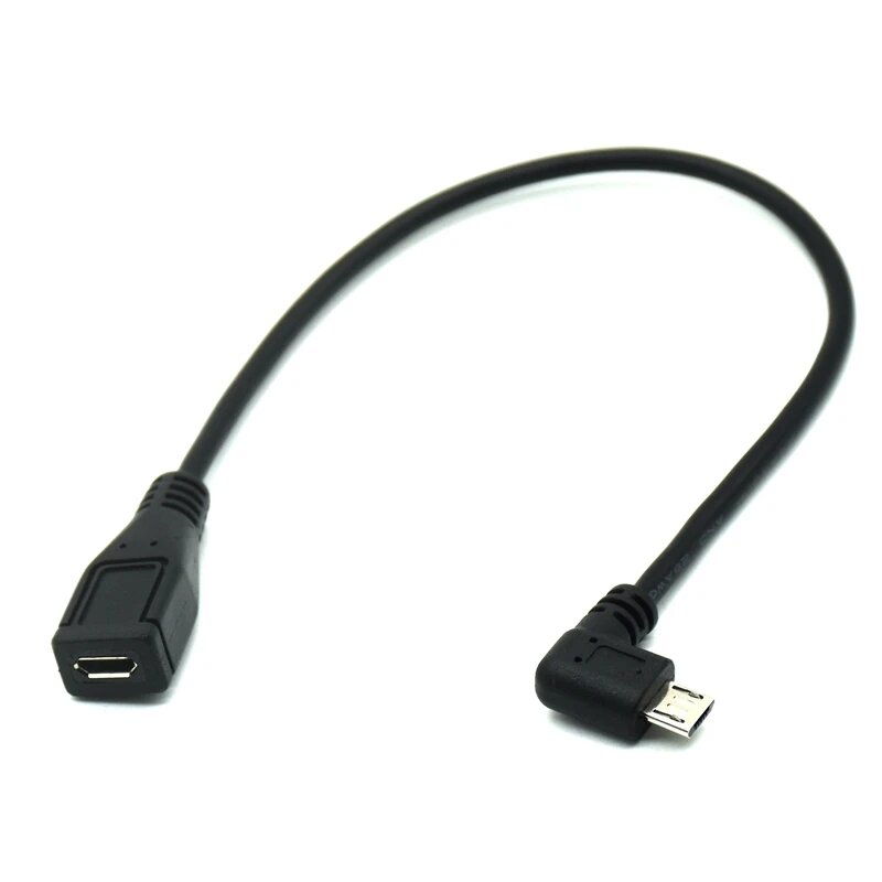 UXG Удлинитель Micro USB 2.0 25 см Left