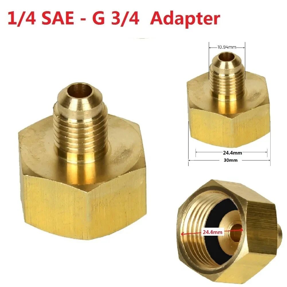 Адаптер для автокондиционера SAE 1/4" на 3/4", R134A