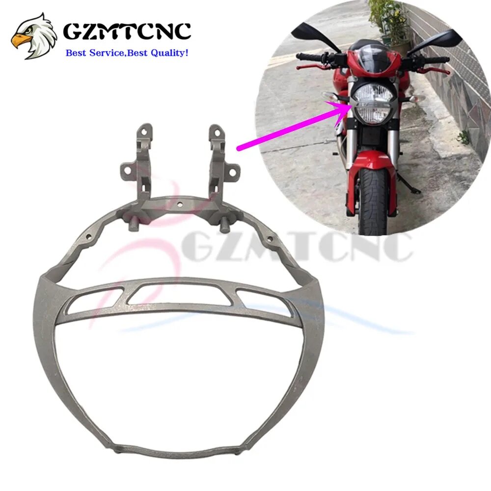 Мотоцикл Monster696 08-14, кронштейн для фар в сборе для Ducati Monster 696 795 796 1100 1100S M1000 2008-2014, свет