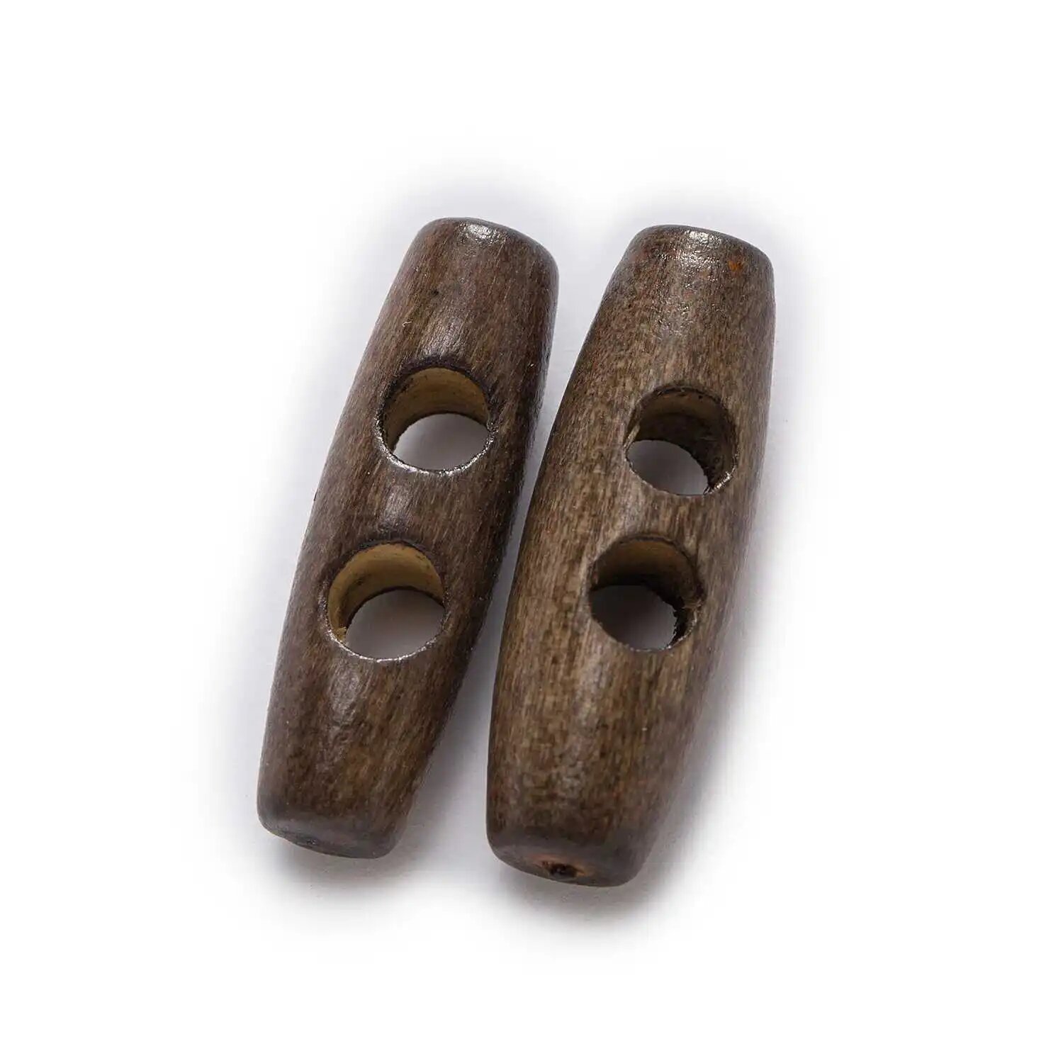 Деревянные пуговицы-переключатели в форме оливок Halo Home Коричневый, 30MM, F