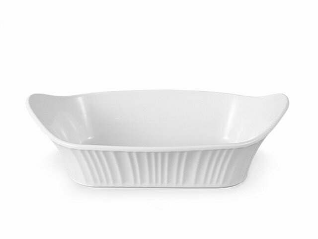 14178 FISSMAN Форма для запекания Квадратная 20,5х6,5см / 1,08л (фарфор)