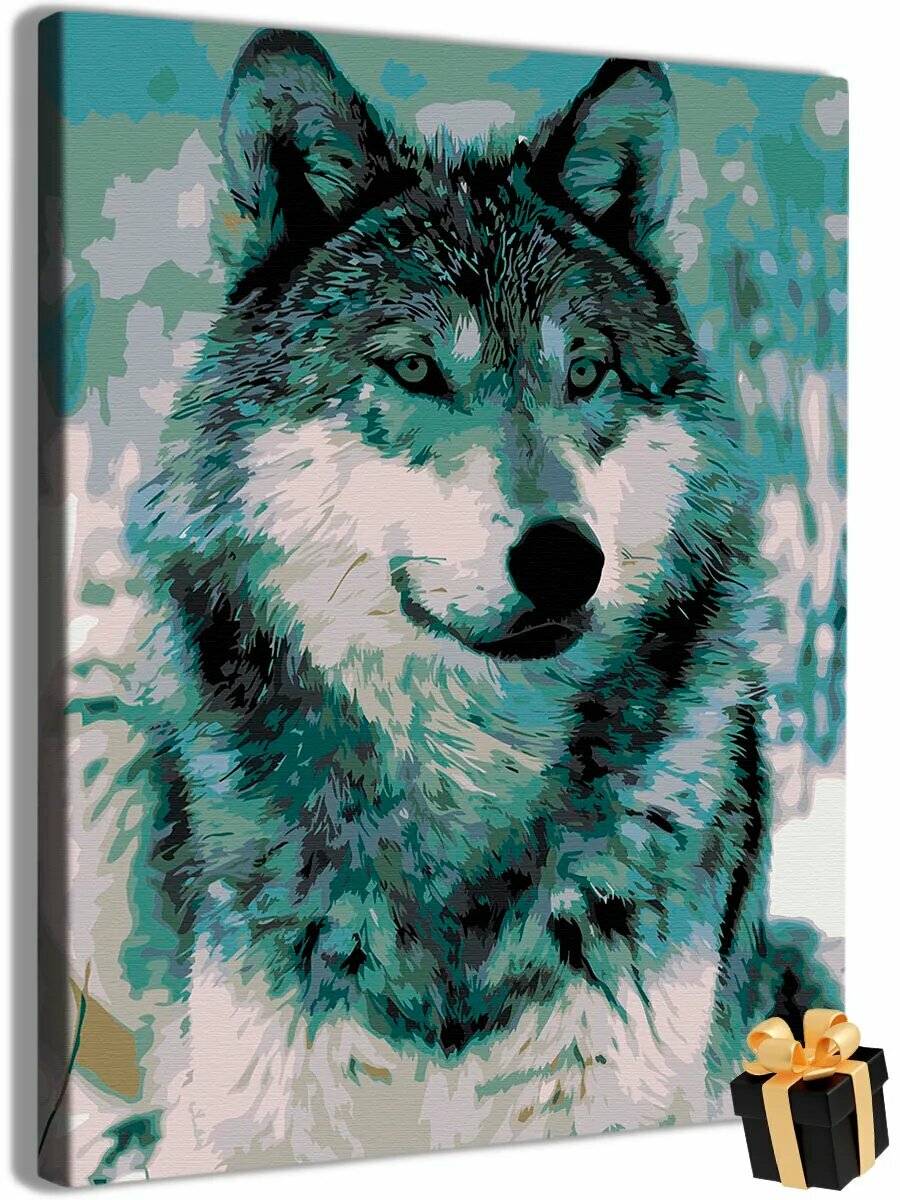 Картины по номерам Волк