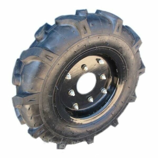 Колесо к мотоблоку в сборе без ступицы 4,00*10 Елочка
