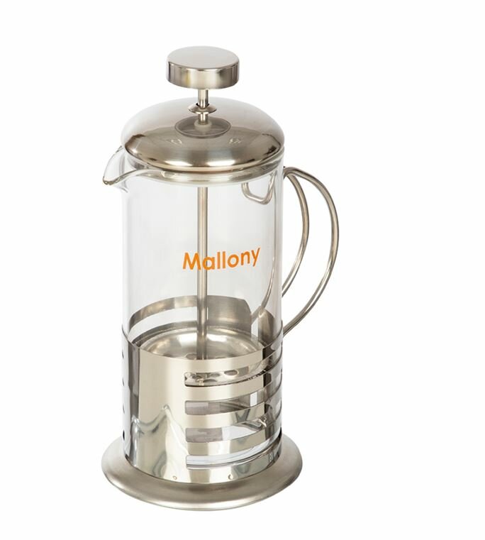 Френч-пресс 0,35 л MALLONY PRIMO 007221, стекло/нерж. сталь
