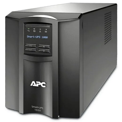 Источник бесперебойного питания APC "Smart-UPS" SMT1000IC, 1000 VA/700 W, LCD, USB