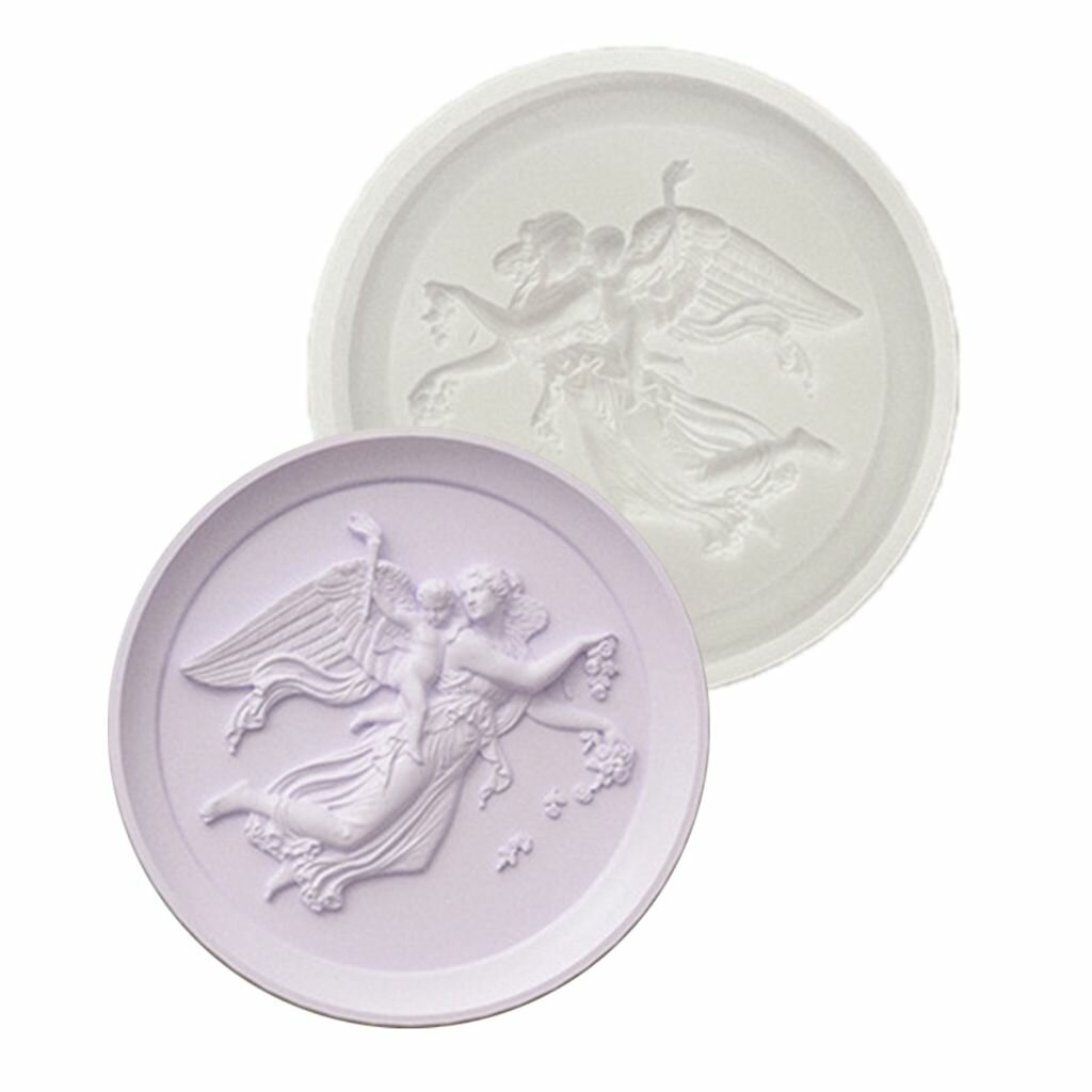 Ручной инструмент ювелирный, Силиконовая форма с тиснением в виде Ангела-Тип 1