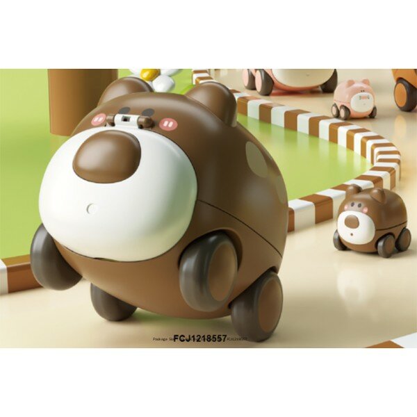 Машинка с катапультой Китайская игрушка1 инерционная Мишка коричневый, 109х91х89 см (FCJ1218557)