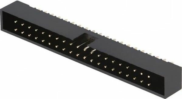 Гнездо CONNFLY DS1014-40SF1B IDC "папа" PIN 40 прямой THT gold flash 2мм 1шт