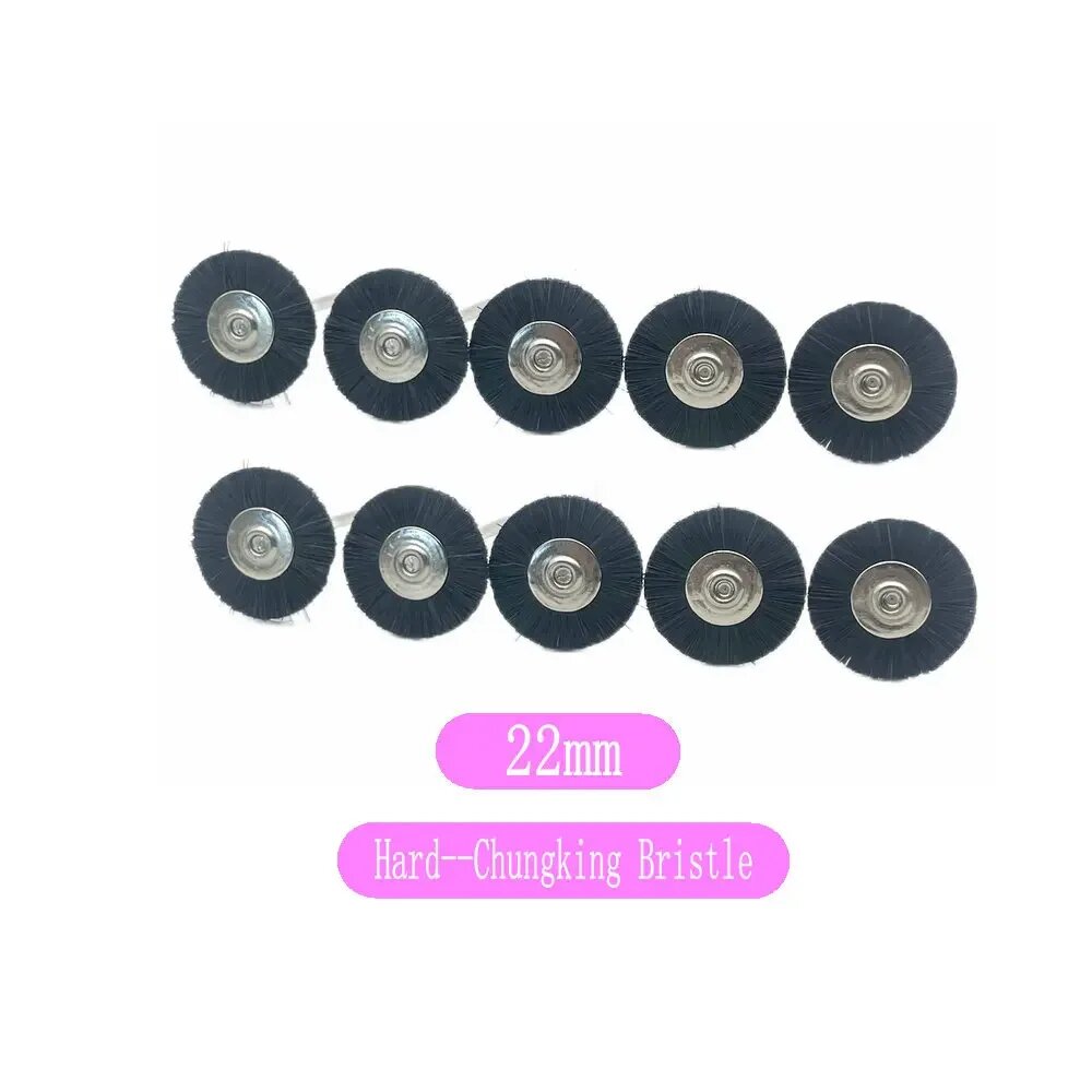 Полировальные круги 22mm-CB-H, Hard-Chungking Bristle, 6 шт.