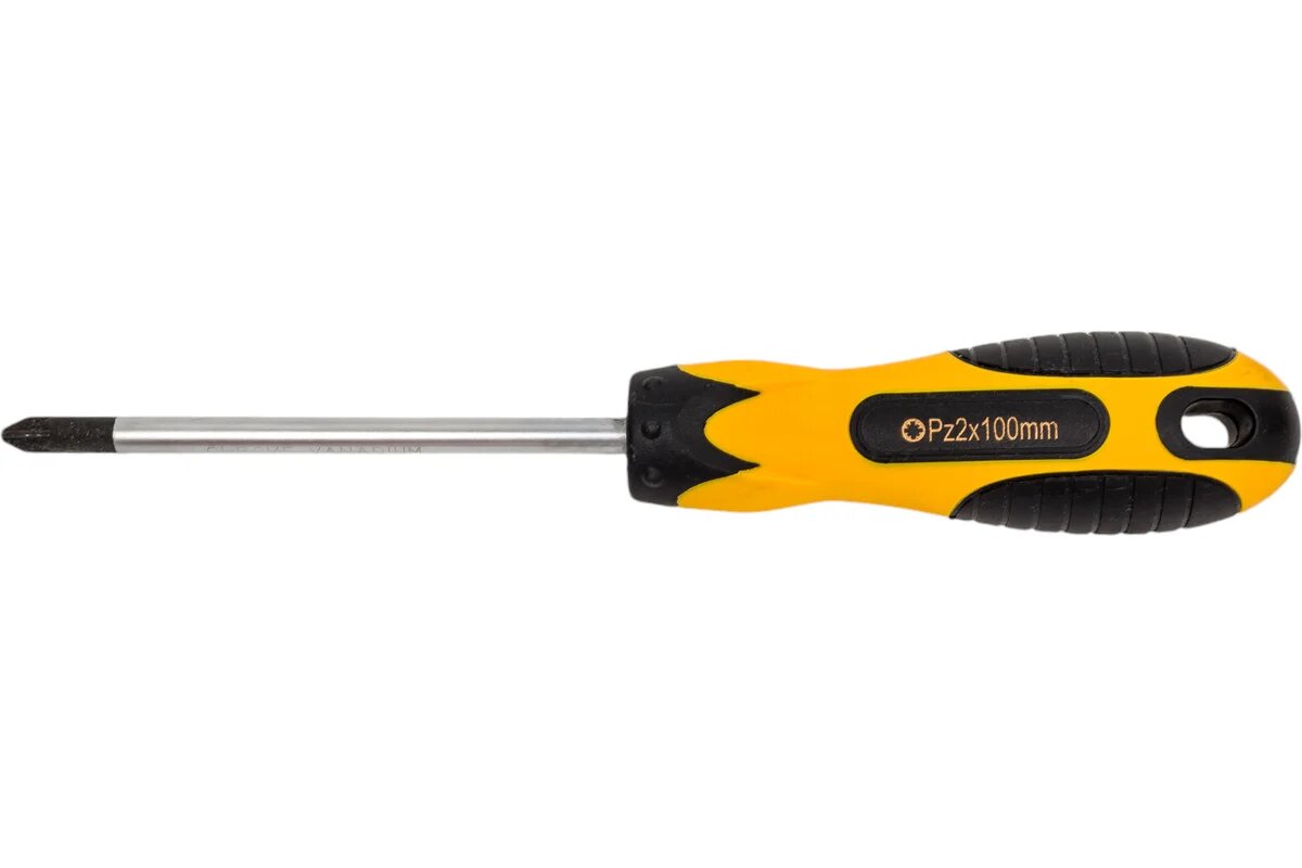Энкор отвертка PZ2x100 мм 19523 - крестовая головка, профиль PZ, длина 100 мм
