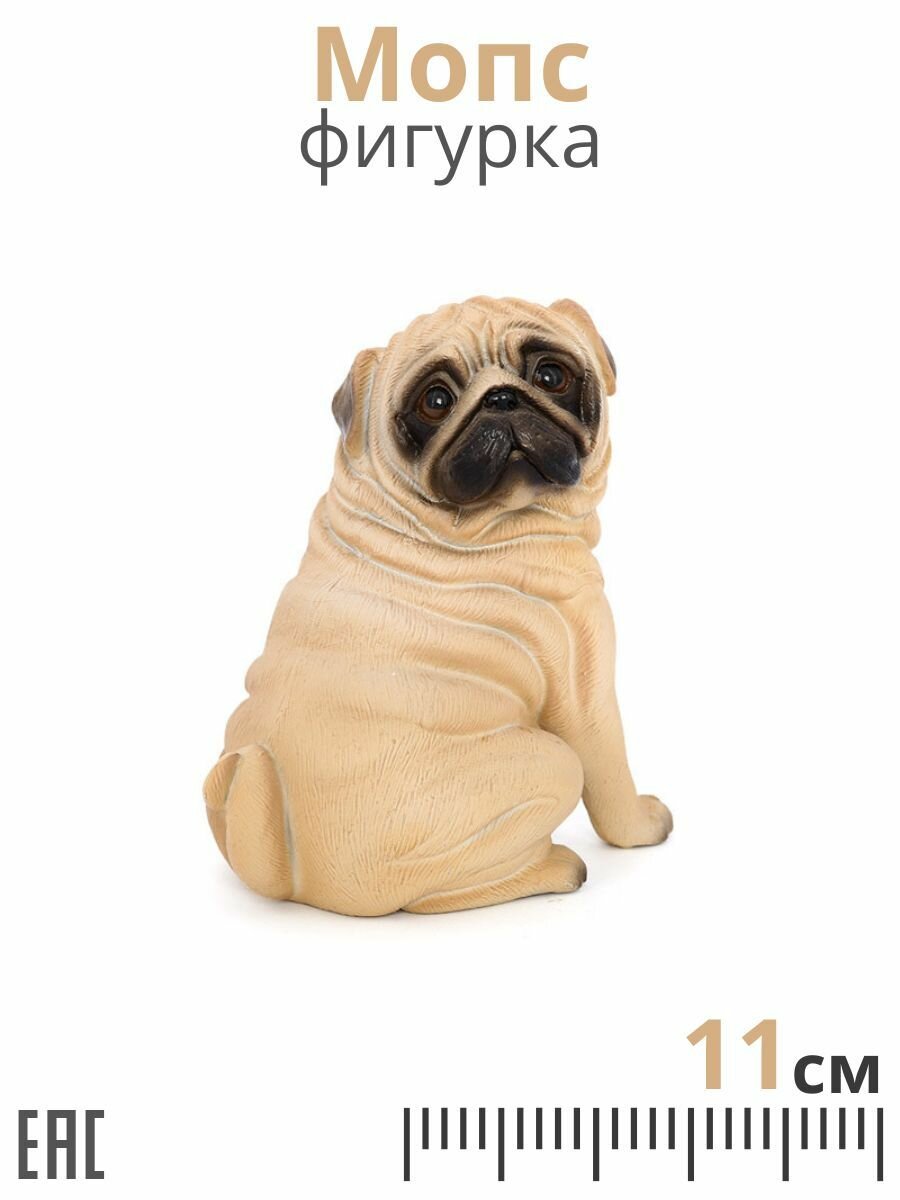 Собака фигурка, Мопс / Фигурки для декора