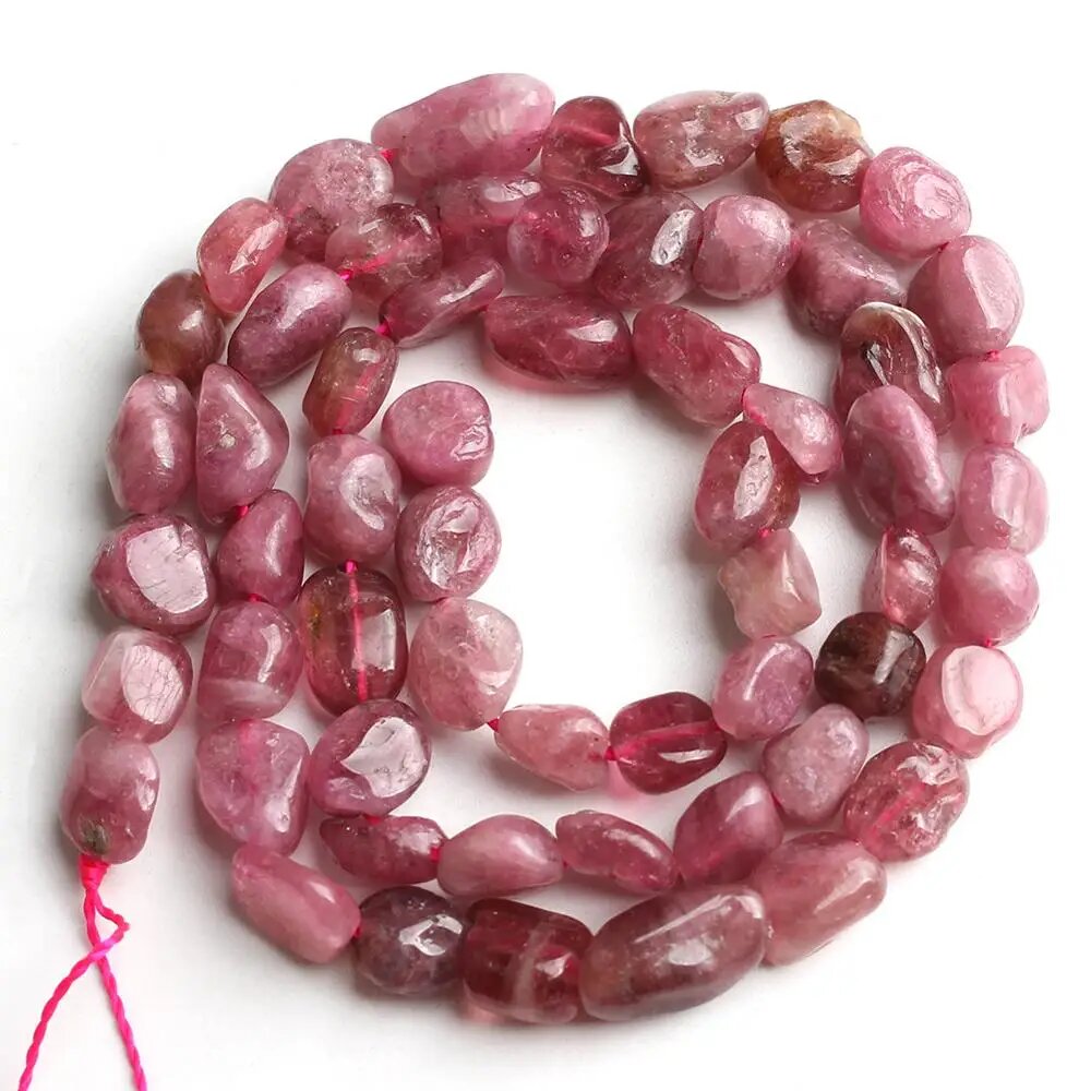 Натуральные камни бусины Апатит Кианит Кварц JILKOL 6-8 мм Розовый, 5-7mm balas