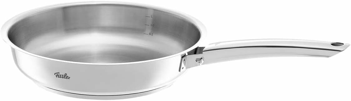 Сковорода универсальная Fissler Steelux pro 28 см серебристый