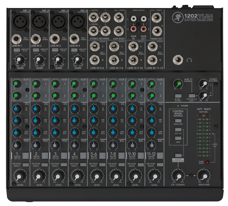 MACKIE 1202 VLZ 4 12-канальный микшер