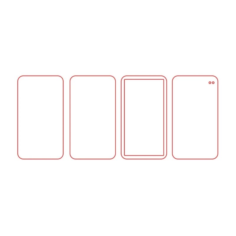 Прозрачные акриловые пластины для зыбучего песка 8.5x5.5CM