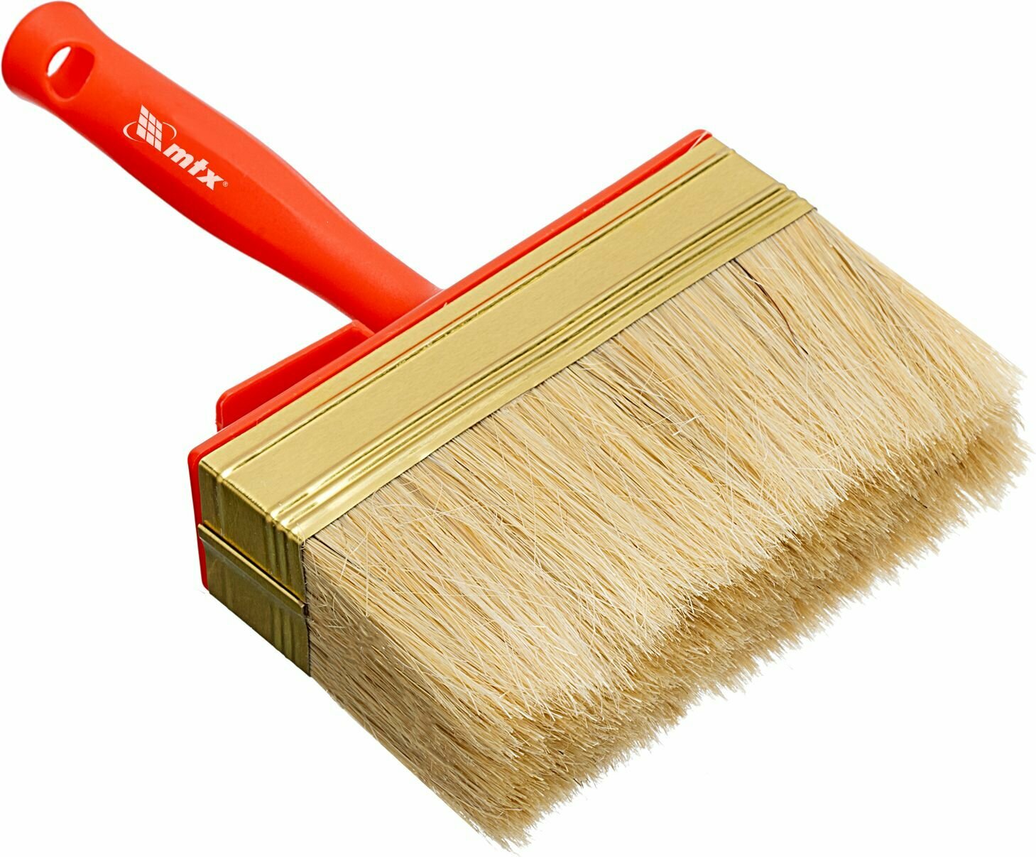 Кисть-ракля MTX 40х140 мм, натуральная щетина, пластмассовый корпус, пластмас, ручка (84123)