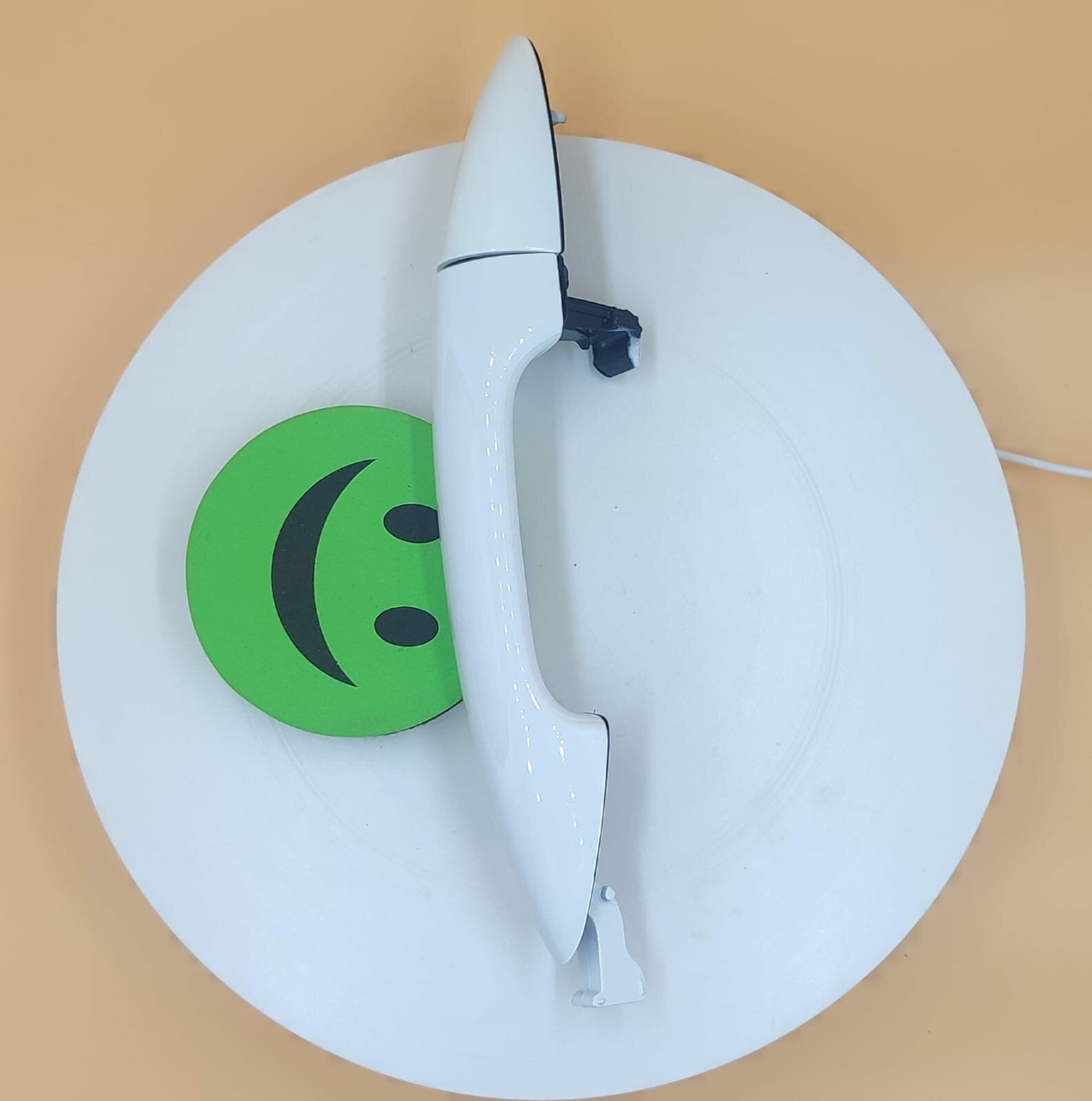 Белая PGU Ручка передней и задней правой двери наружная для Киа Рио 3 2011-2017год