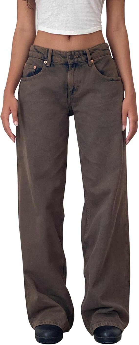 Джинсы широкие