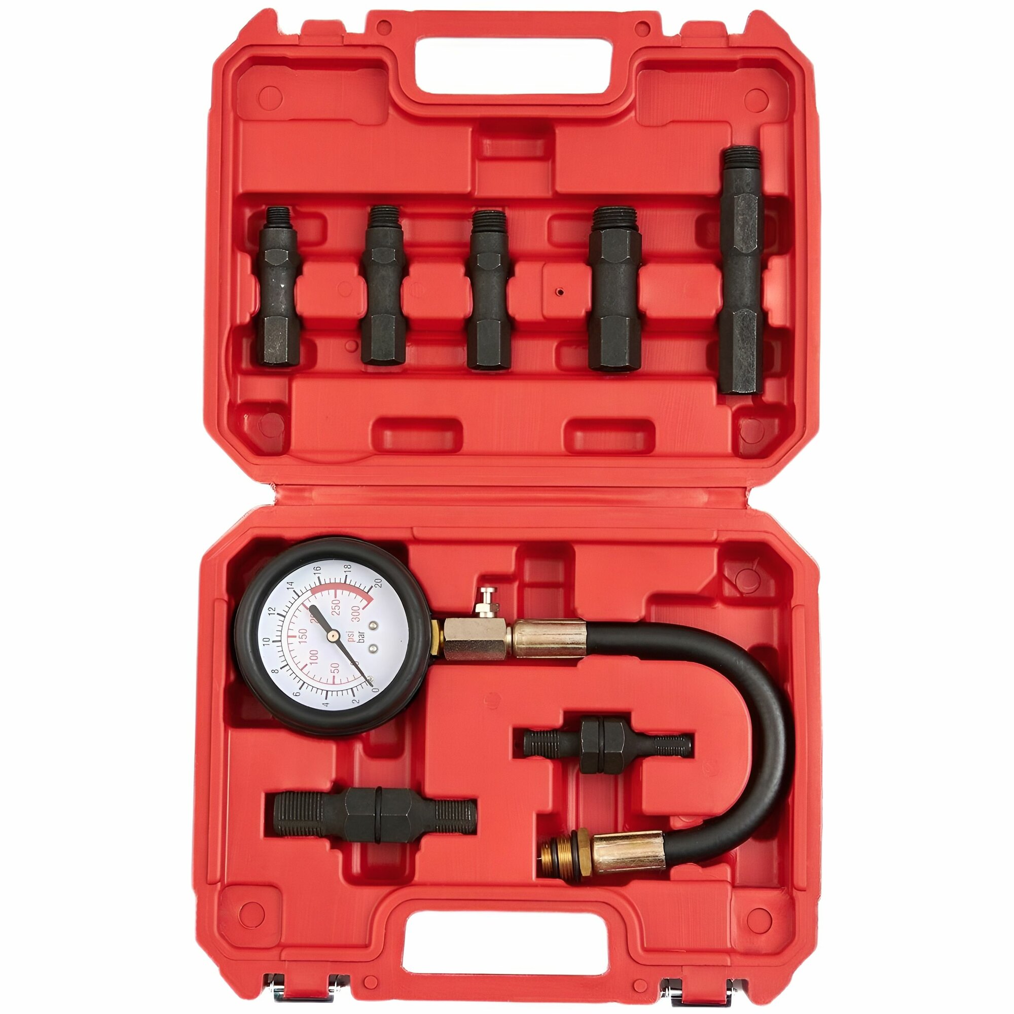 Компрессометр ROSSVIK ST112, для бензиновых двигателей, стрелочный индикатор