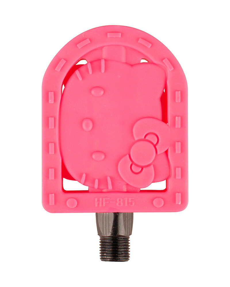 Педали STS STS-HF815 ось 1/2 розовый, пластиковые, для детских велосипедов