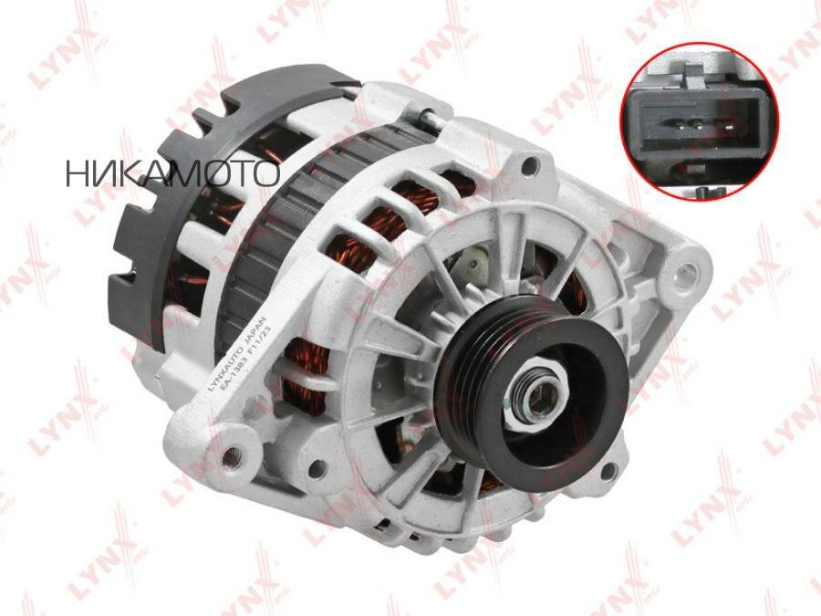 LYNXAUTO EA1383 Генератор CHEVROLET LANOS 02-