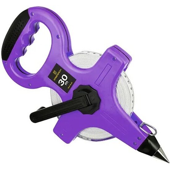 Рулетка геодезическая Ermenrich Reel SL30, фиолетовый