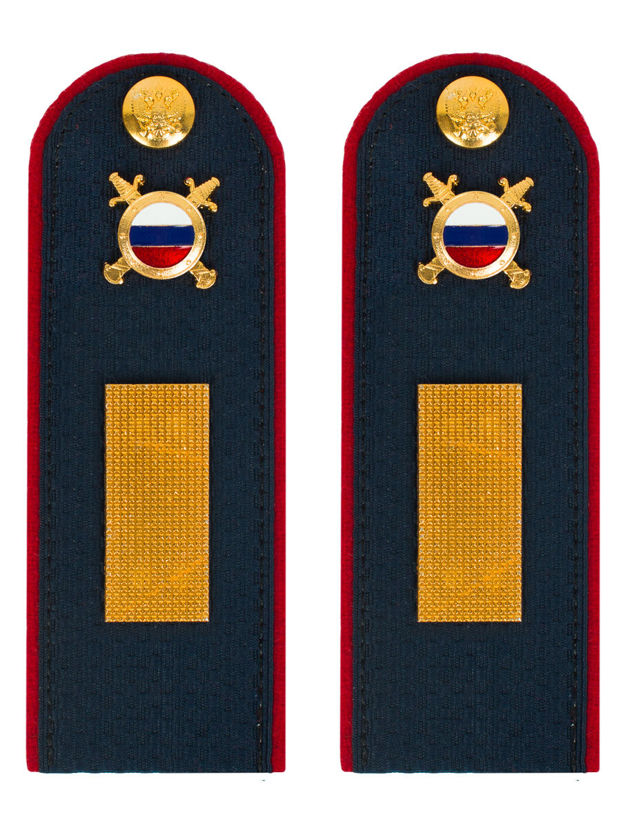 Погоны Мвд внутренняя служба темно-синие Картон Звание Старшина