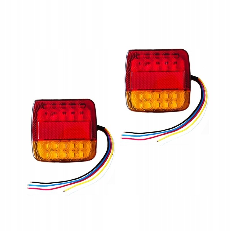 Задсветильник фонарь для прицепа, грузовика, 20 светодиодный, фонарь для ходовых сигналов поворота, 12 В, 2 шт,2