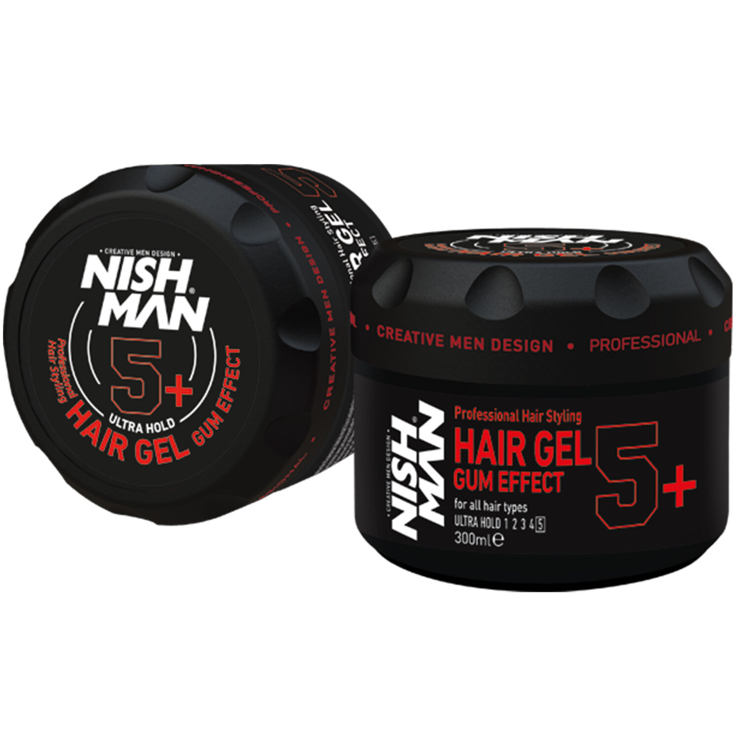 Гель для волос NISHMAN ULTRA HOLD HAIR STYLING GUMMY 5+ NEW Фиксация: ультра сильная+, 300 мл