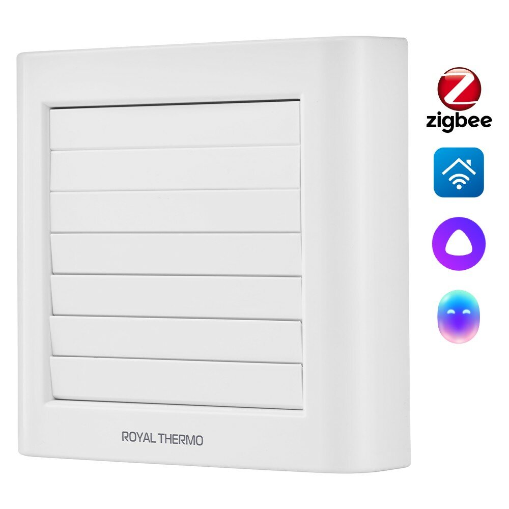 Вентилятор вытяжной Royal Thermo RAFL 100 AG, ABS-пластик, белый