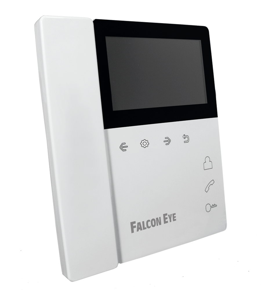 Монитор видеодомофона Falcon Eye Lira HD с трубкой, экран 4,3 дюйма